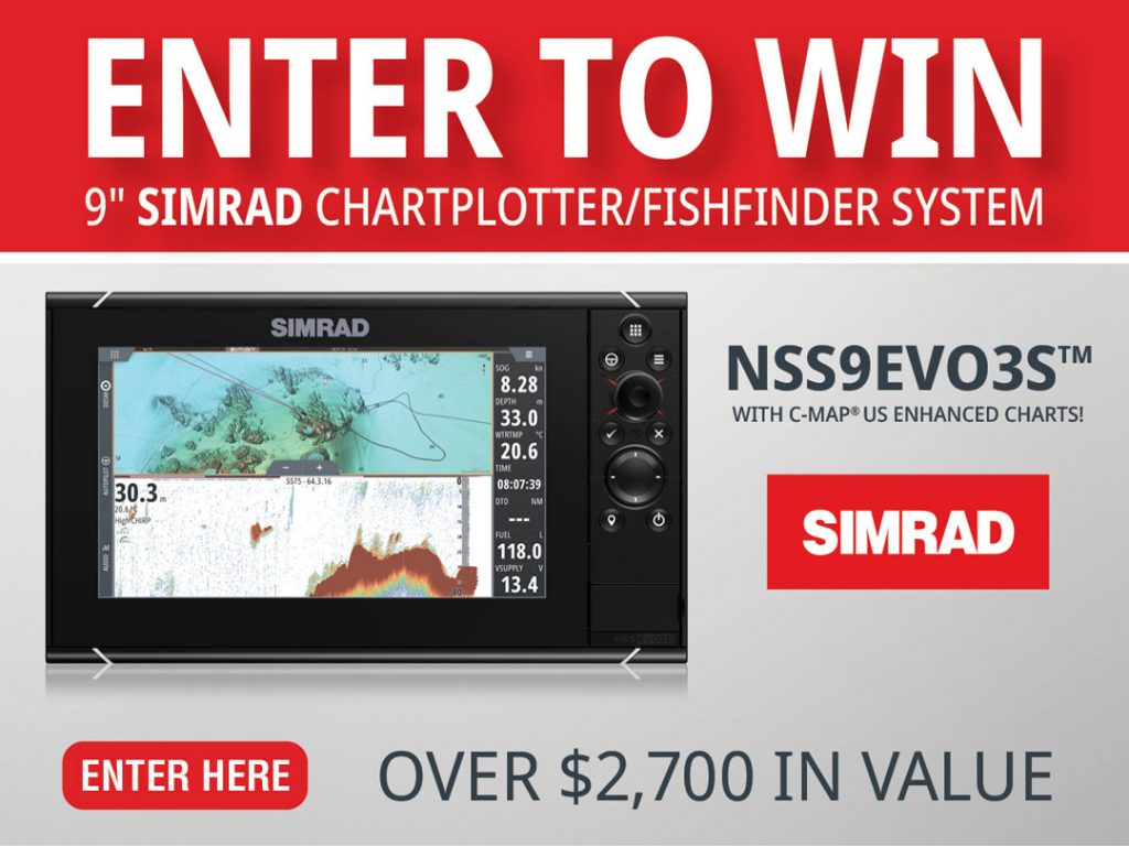 Enter to Win a Simrad NSS9 evo3S with C-MAP® US Enhanced Charts! - On ...