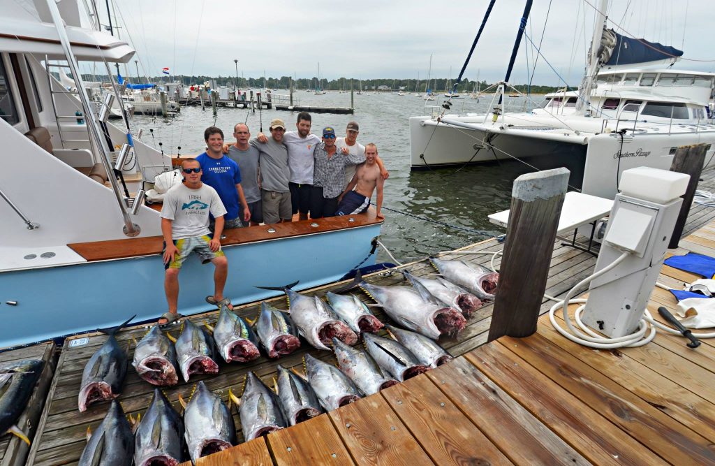 Video: Yellowfin and Bigeye at Hudson and Fishtails Canyon - On The Water