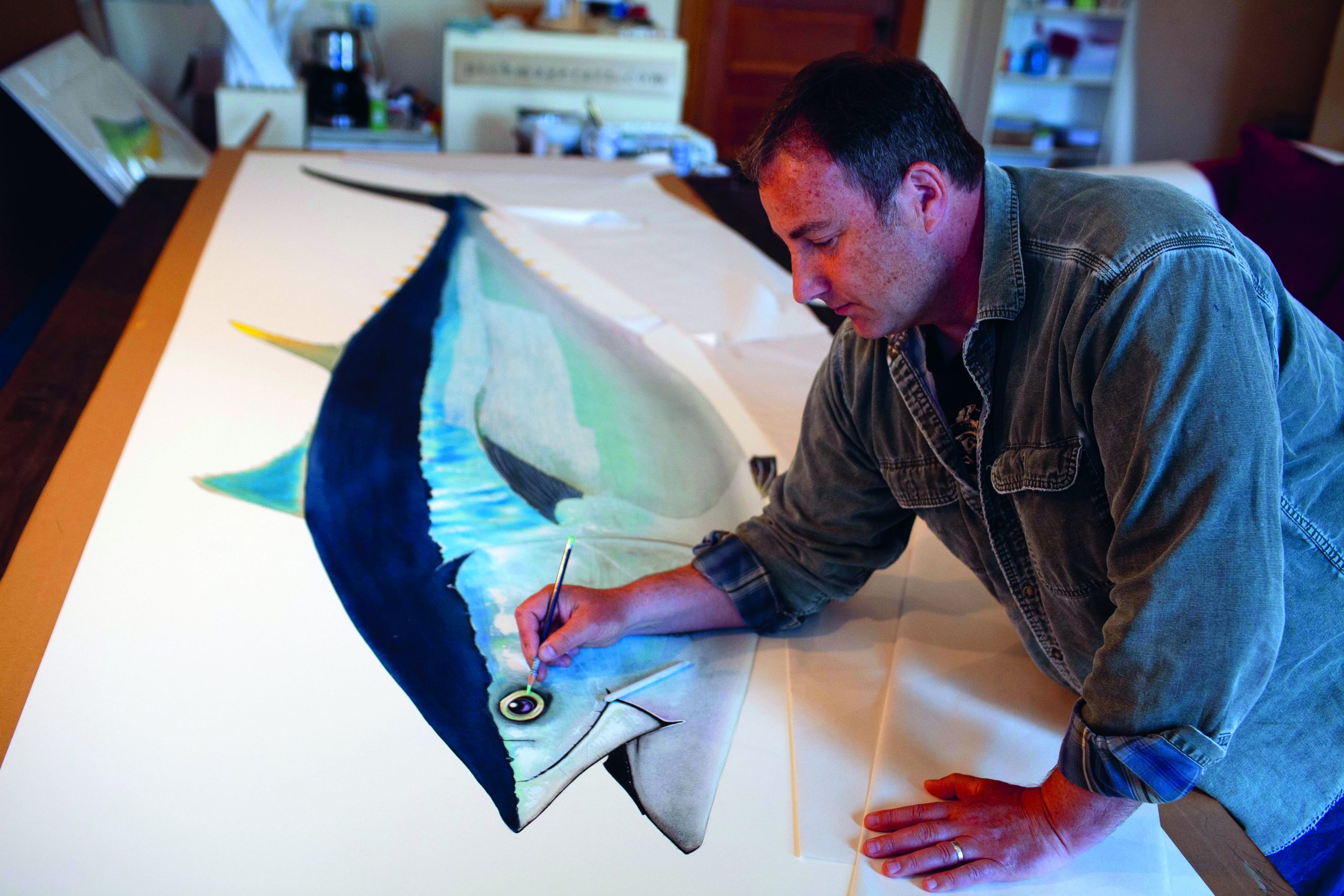 Angling Artist: Nick Mayer - On The Water