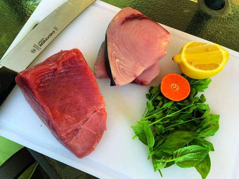 Recipe: Tuscan Grilled Swordfish and Tuna - On The Water