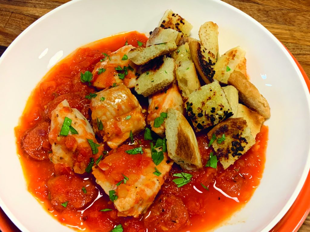 Portuguese Braised Fish Stew - On The Water