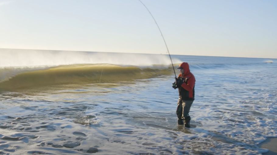 January Surfcasting - On The Water