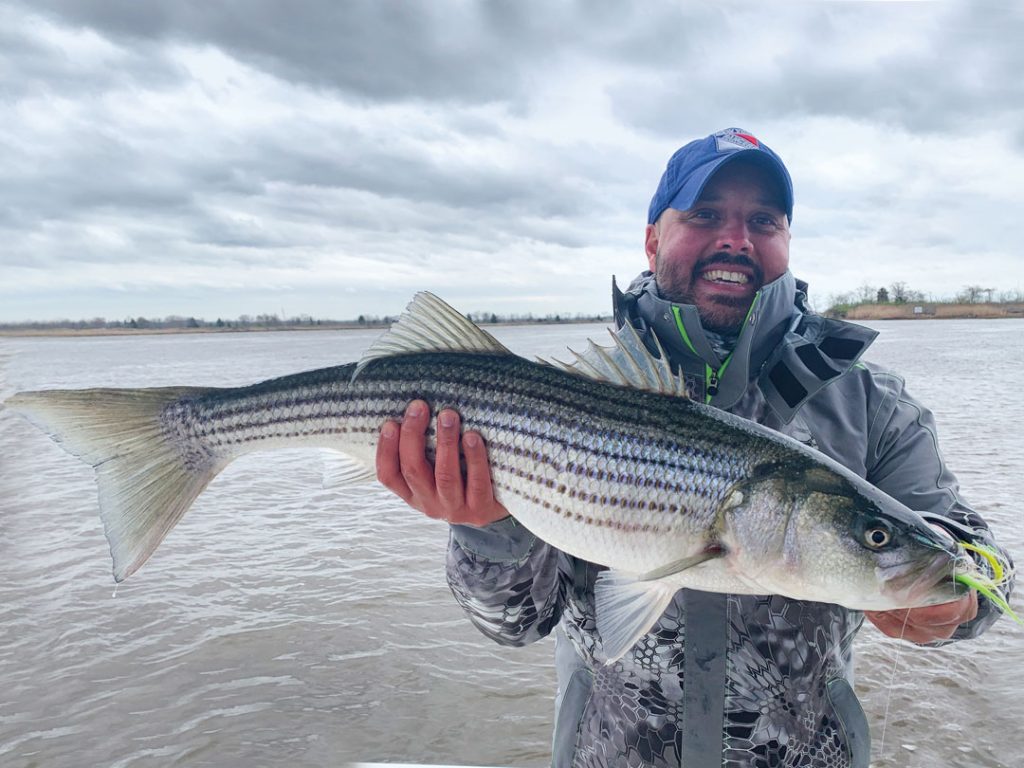 Spring Striper Fishing On Raritan Bay - On The Water