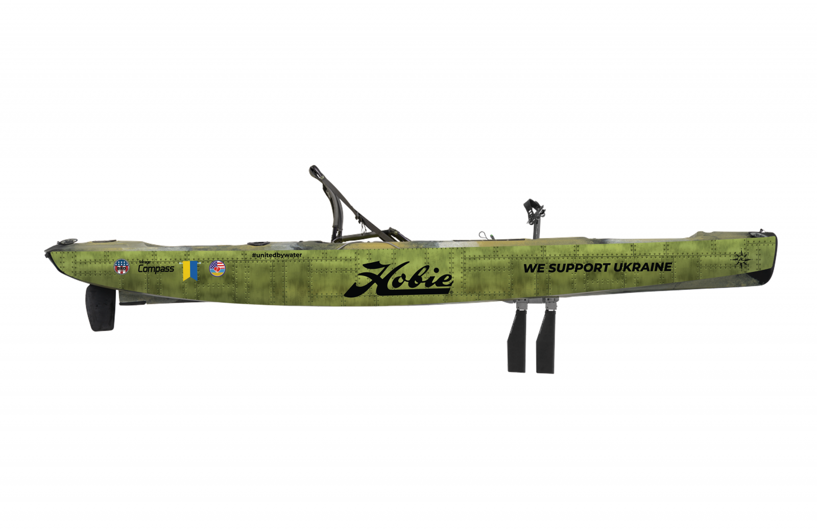 Hobie is Raising Funds Overseas with Ukraine-Themed Kayaks - On The Water