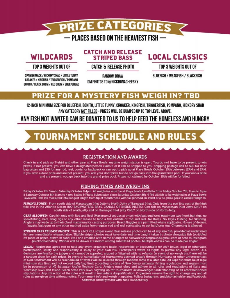 Barrier Island Beach Brawl Surf Fishing Tournament coming October 7-8 ...