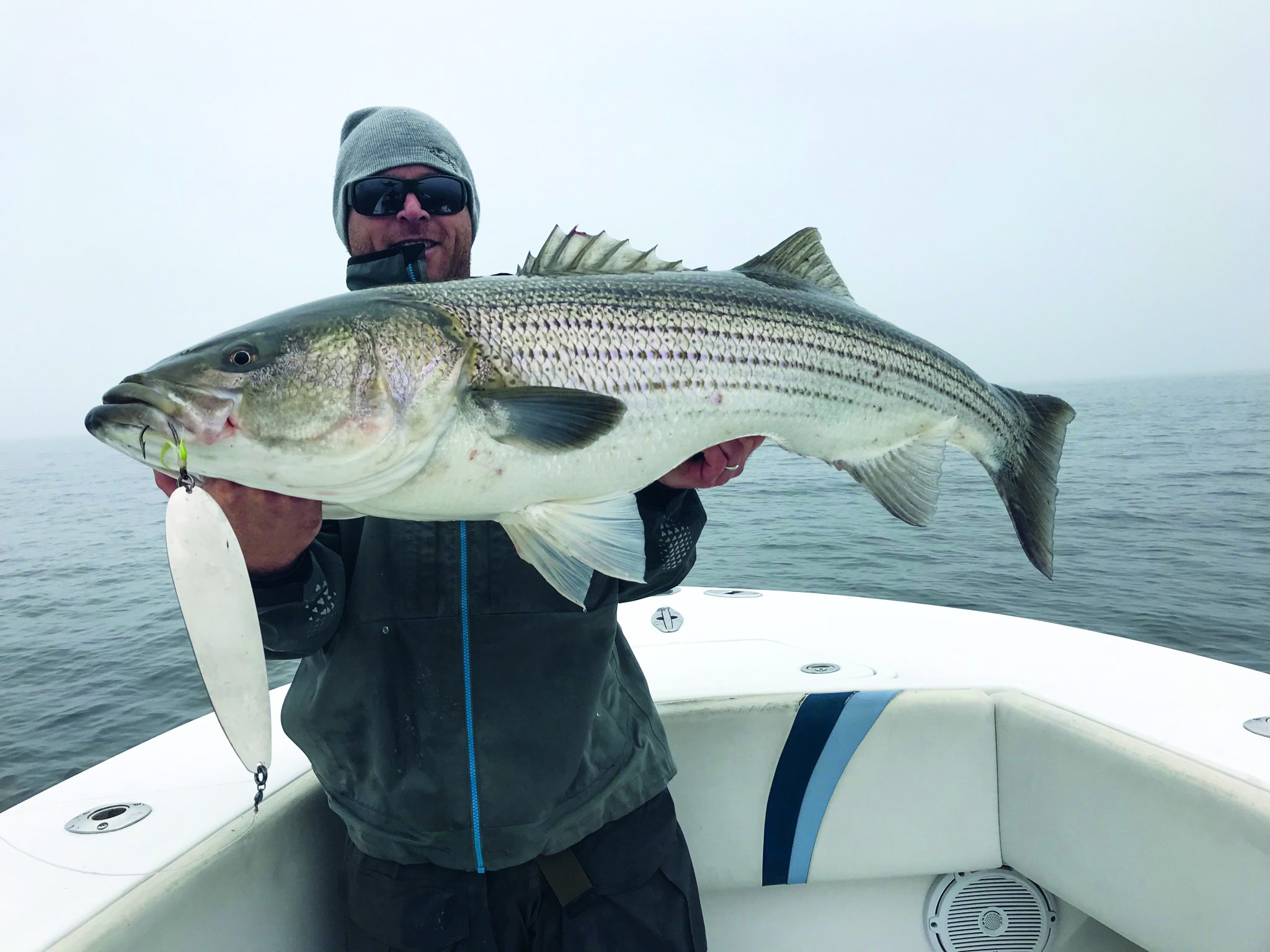 Fishing Flutter Spoons for Striped Bass - On The Water