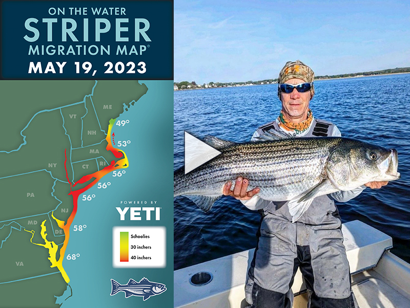 Striper Migration Report: May 19, 2023 - On The Water