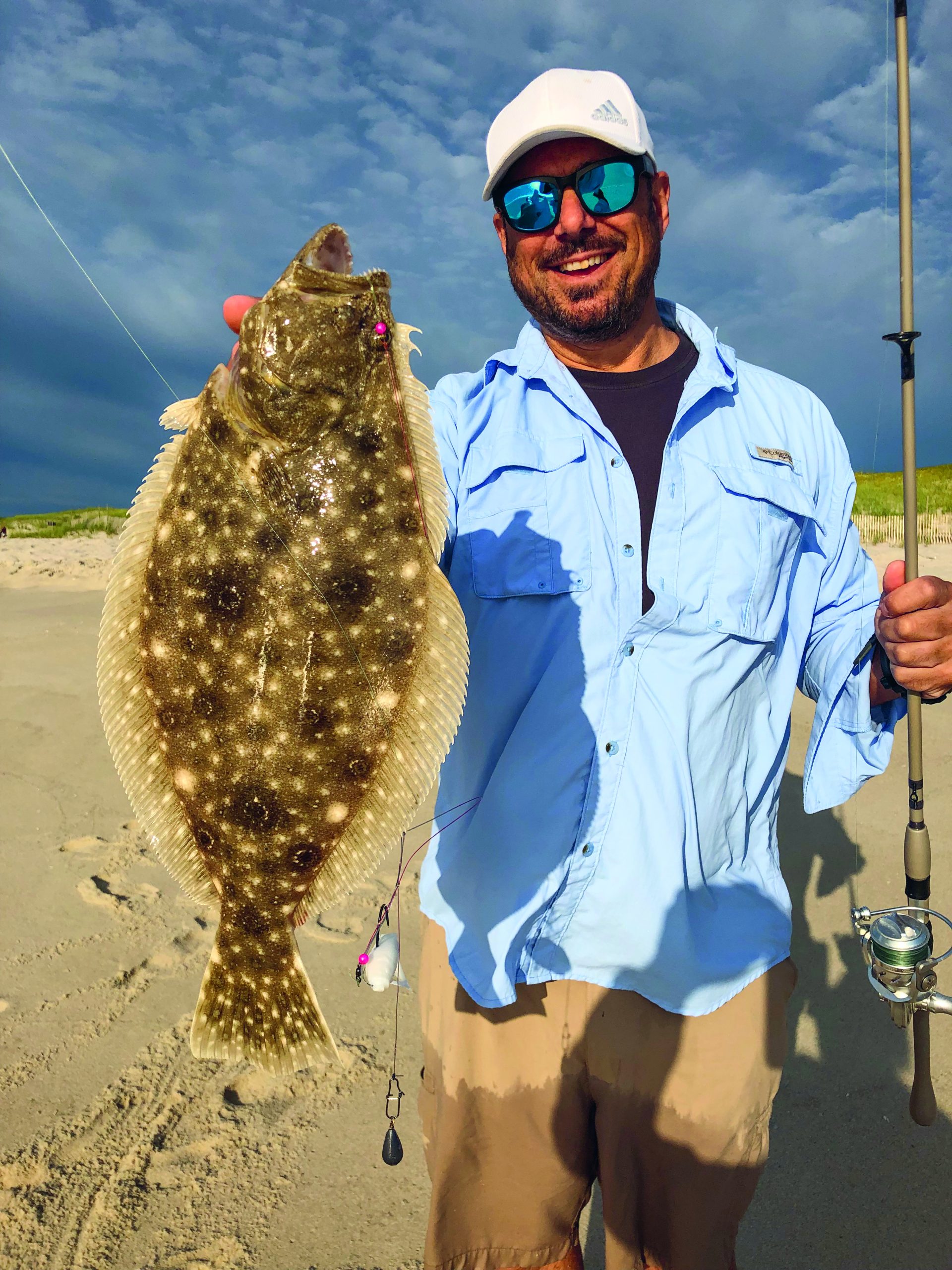 Doormat Fluke from the Beach - On The Water