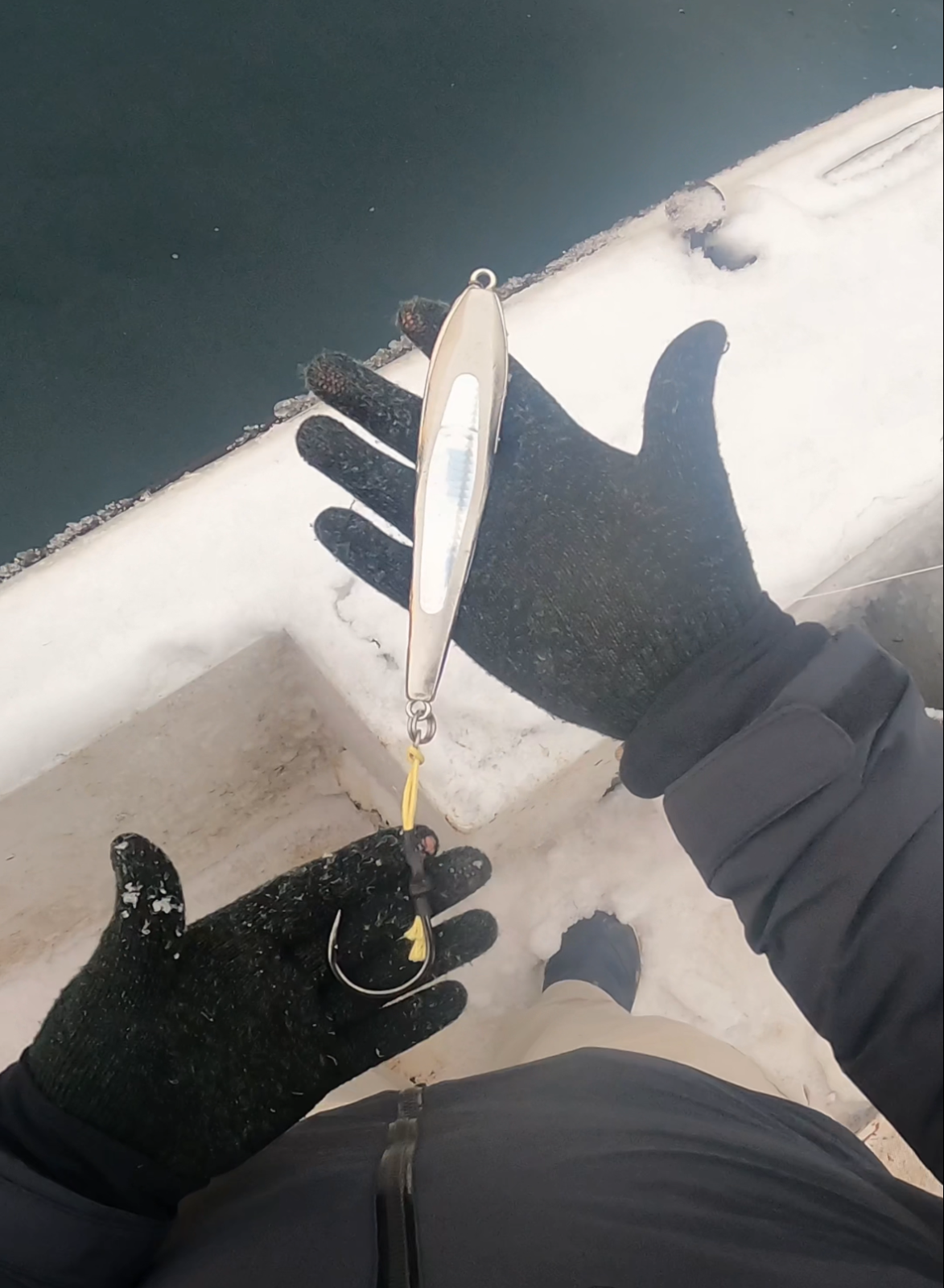 Jigging for Pollock - On The Water