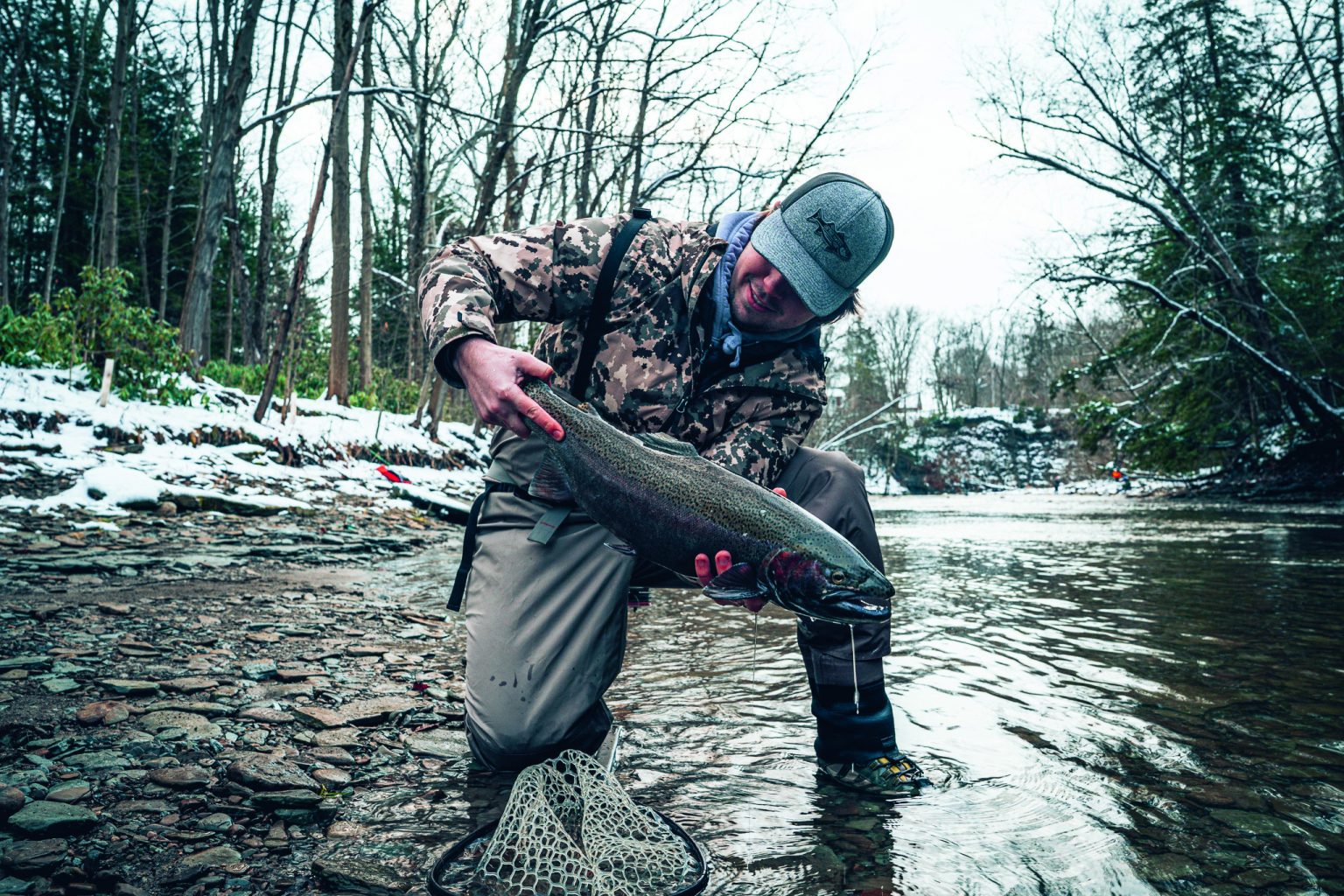 Early-Spring Steelhead - On The Water
