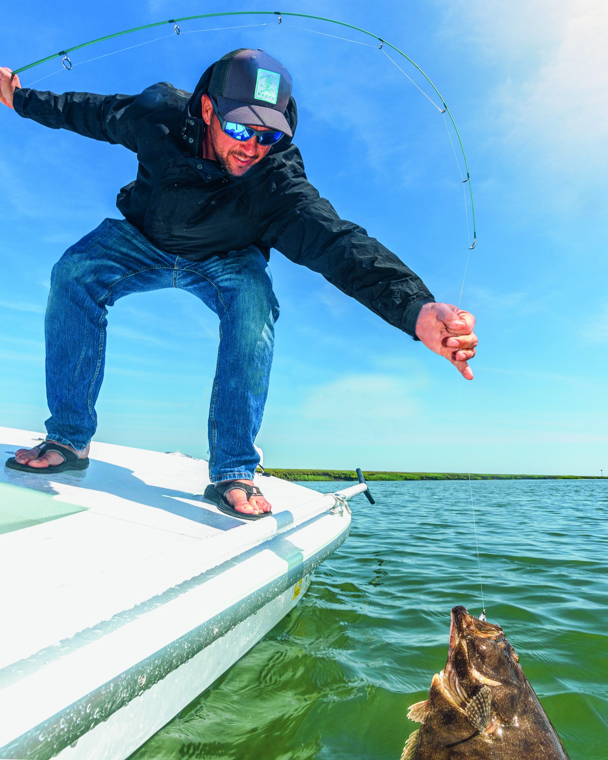 Jigging for Fluke on the Flats - On The Water