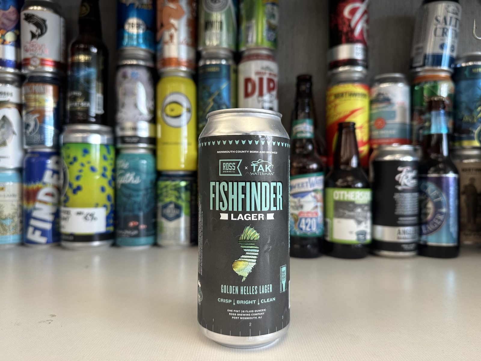 Fish Beer Friday Review: Ross Brewing's Fishfinder Lager - On The Water