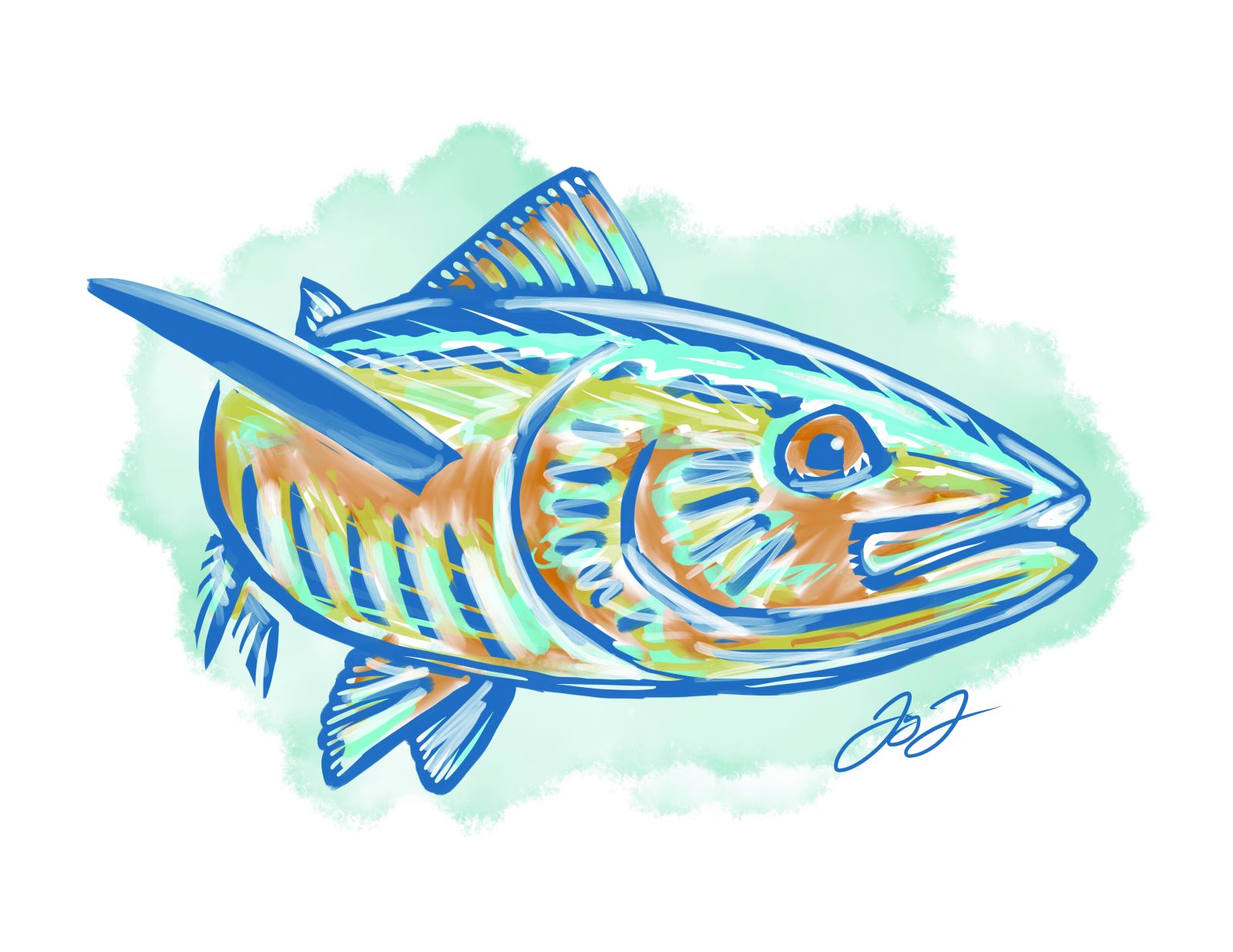Angling Artist: Jay Talbot - On The Water