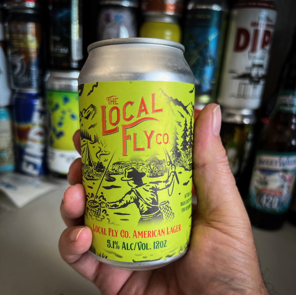 Fish Beer Friday Review: Local Fly Co. American Lager - On The Water
