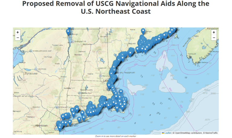 US Coast Guard Plans to Remove Hundreds of Navigational Buoys in ...