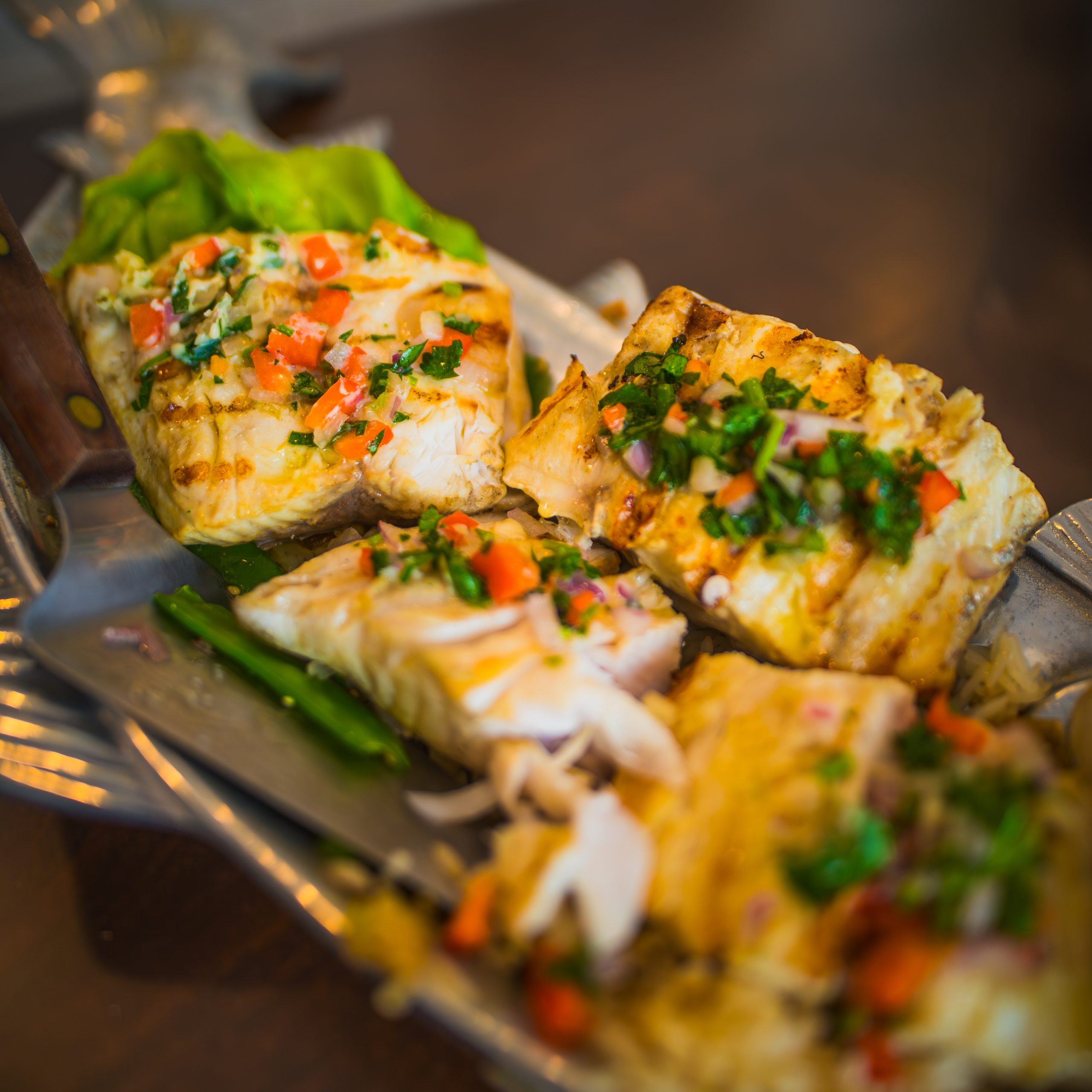 Recipe: Grilled Striped Bass with Compound Butter - On The Water
