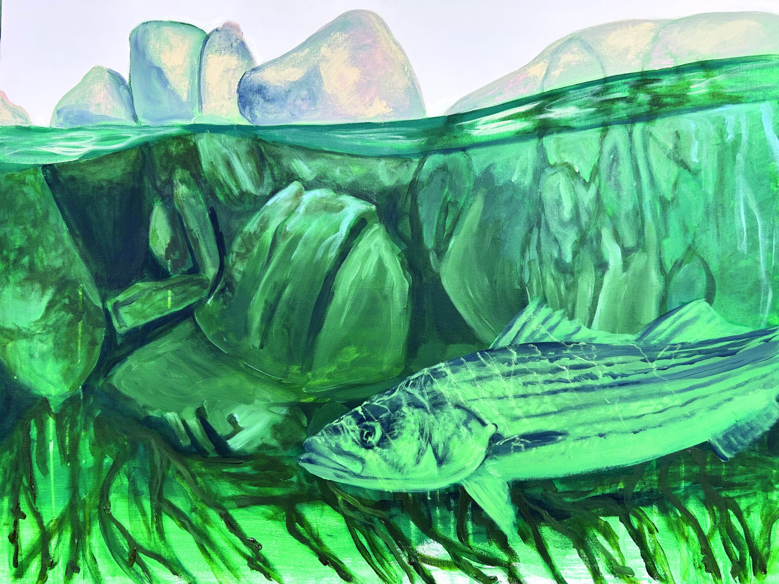 Angling Artist: Natasha Farrell Manhardt - On The Water